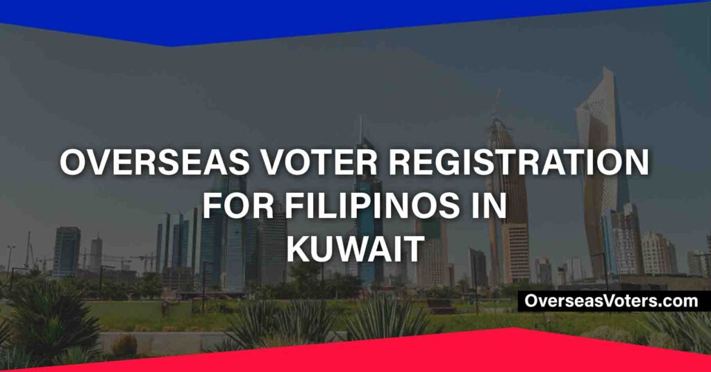 Overseas Voter Registration for Filipinos in Kuwait